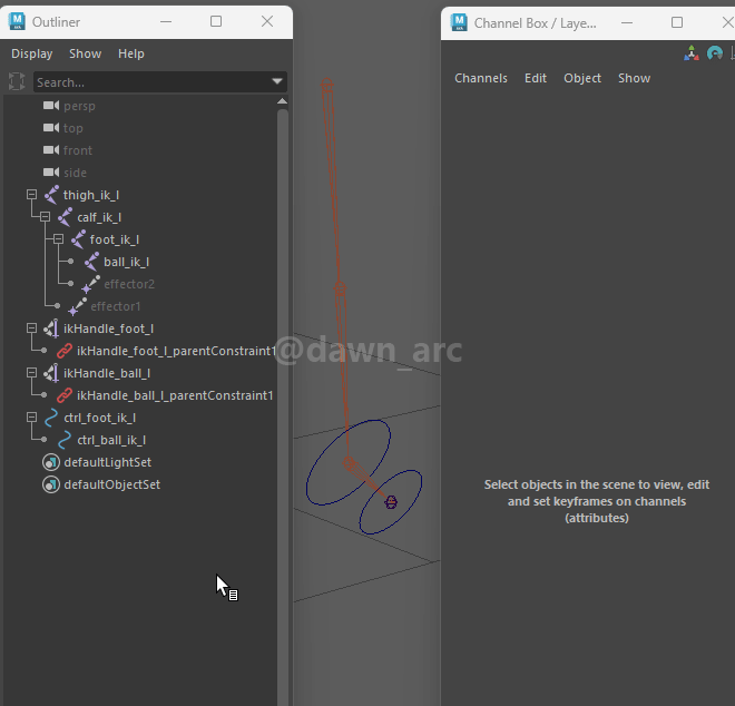 [Maya]Rigging 06 - Foundations of IK